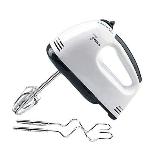 Hand Mixer, Electric Home Small Desktop Egg Hopper Noodle Cream Stirring with 4 Mixing Rods and a Separator for Kichen