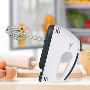 Hand Mixer, Electric Home Small Desktop Egg Hopper Noodle Cream Stirring with 4 Mixing Rods and a Separator for Kichen