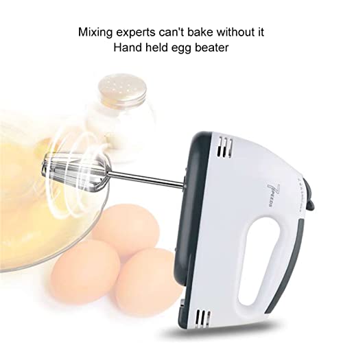 Hand Mixer, Electric Home Small Desktop Egg Hopper Noodle Cream Stirring with 4 Mixing Rods and a Separator for Kichen