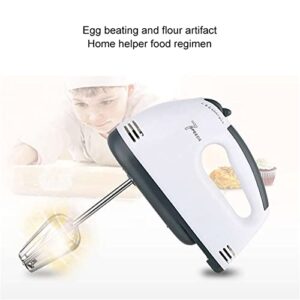 Hand Mixer, Electric Home Small Desktop Egg Hopper Noodle Cream Stirring with 4 Mixing Rods and a Separator for Kichen