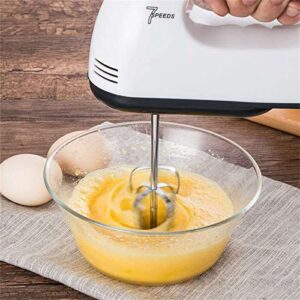 Hand Mixer, Electric Home Small Desktop Egg Hopper Noodle Cream Stirring with 4 Mixing Rods and a Separator for Kichen