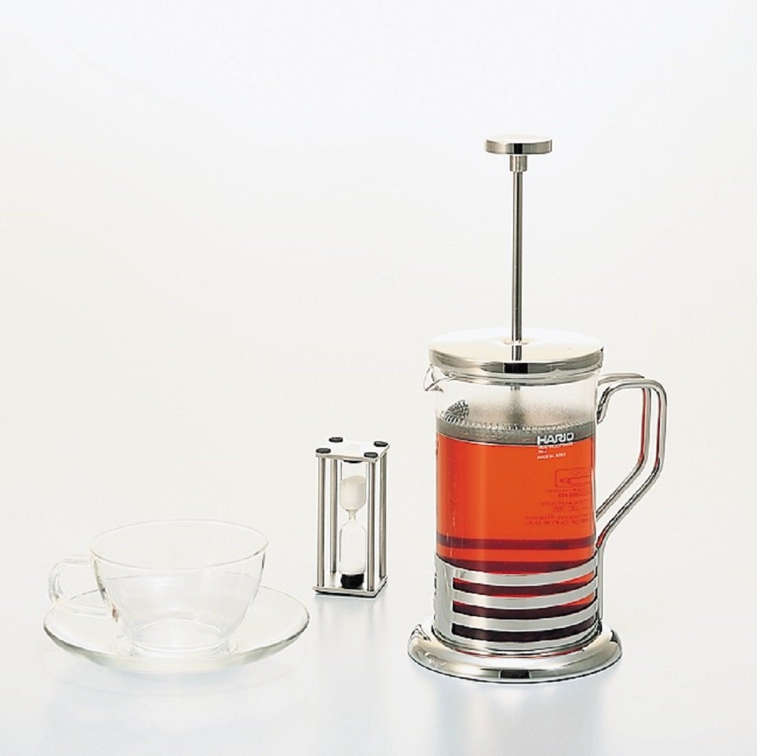 Hario Harior Bright Coffee or Tea Press Silver 600ml