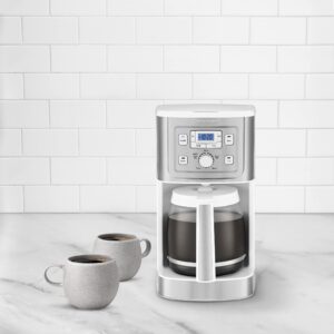 Cuisinart Brew Central Digital Display 14-Cup Self-cleaning Programmable Coffee Maker White (Renewed)