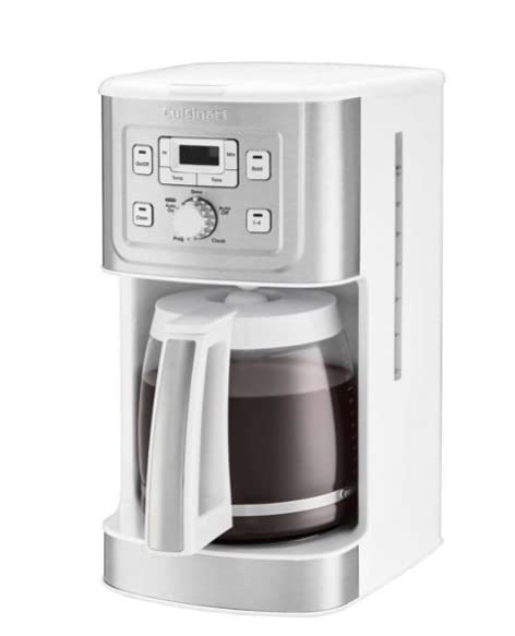 Cuisinart Brew Central Digital Display 14-Cup Self-cleaning Programmable Coffee Maker White (Renewed)