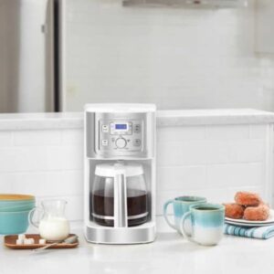 Cuisinart Brew Central Digital Display 14-Cup Self-cleaning Programmable Coffee Maker White (Renewed)