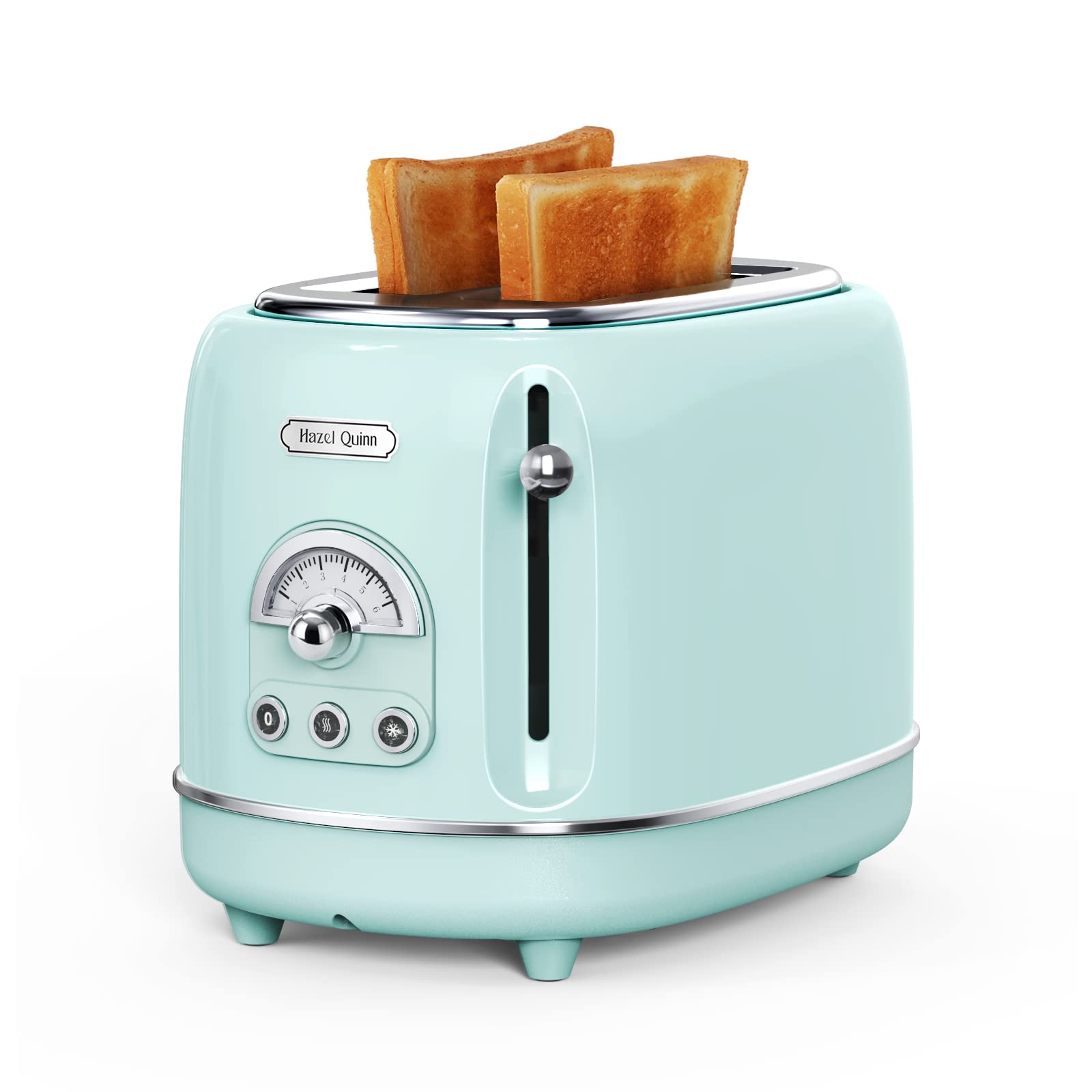 Hazel Quinn 1.7L Electric Kettle and 2-Slice Retro Toaster Set