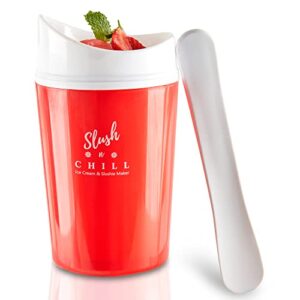 bingbong slush and shake maker – frozen slush cup for instant, ice cream maker for kids, smoothies – slushy cup maker for the whole family home diy smoothie cup – bpa free, multiple colors