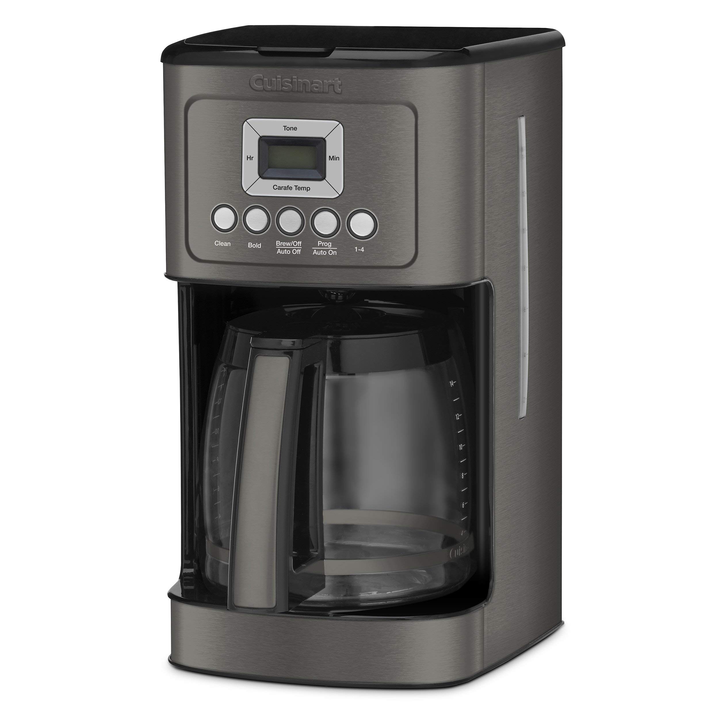 Cuisinart DCC-3200BKS Perfectemp Coffee Maker,14 cups Black Stainless Steel (Renewed)