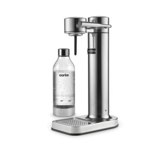 aarke - carbonator ii (premium carbonator/sparkling water maker) (stainless steel)