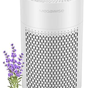 MEGAWISE 2022 Updated Version of EPI235A Smart HEPA Air Purifiers for home, Up to 936 ft²,Smart Air Quality Sensor, Ture 13 HEPA Paper Material, Purifiers 99.97% of Dust, Vocs, Smoke and Pet Dander