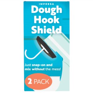 IMPRESA [2 Pack]Dough Mixer Shield for KitchenAid Mixer Accessories to Keep Your Machine Clean - Time & Energy Saving Bread Mixer Attachment - Shield Attachment for KitchenAid Dough Hook