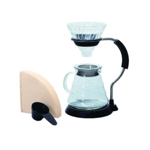 Hario V60 Arm Stand with Glass Dripper Pour Over Set