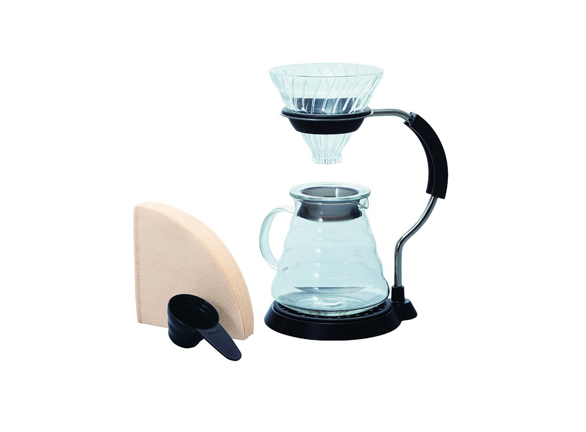 Hario V60 Arm Stand with Glass Dripper Pour Over Set