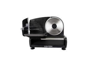 kalorik 200 watts professional food slicer, black (as 45493 bk)