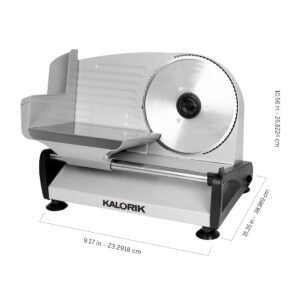 Kalorik 200 Watts Professional Food Slicer, Black (AS 45493 BK)