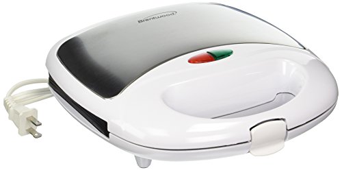 Brentwood Sandwich Maker, White