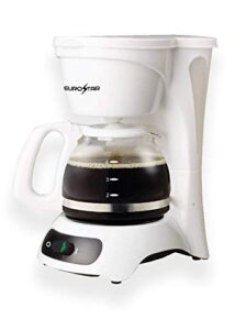 eurostar 4-cup coffeemaker (white)