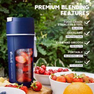 Portable Blender, Mini Blender For Shakes and Smoothies, Personal Blender USB Rechargeable