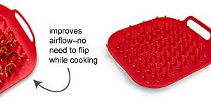 Instant Pot Accessory Official Air Fryer Silicone Tray, One size, Red