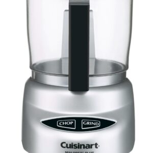 Cuisinart SG-10 Electric Spice-and-Nut Grinder, Stainless/Black & DLC-2ABC Mini-Prep Plus 24-Ounce Food-Processors, 3 Cup, Brushed Chrome and Nickel