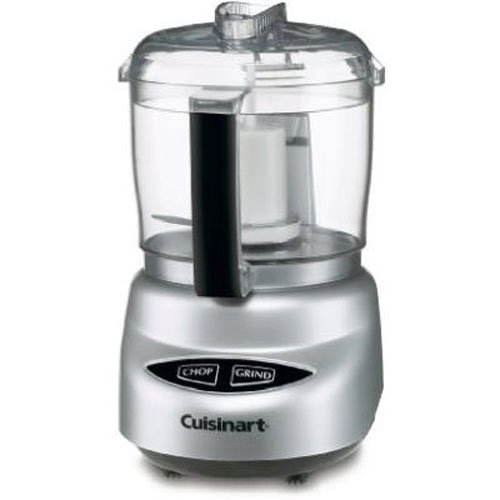 Cuisinart SG-10 Electric Spice-and-Nut Grinder, Stainless/Black & DLC-2ABC Mini-Prep Plus 24-Ounce Food-Processors, 3 Cup, Brushed Chrome and Nickel