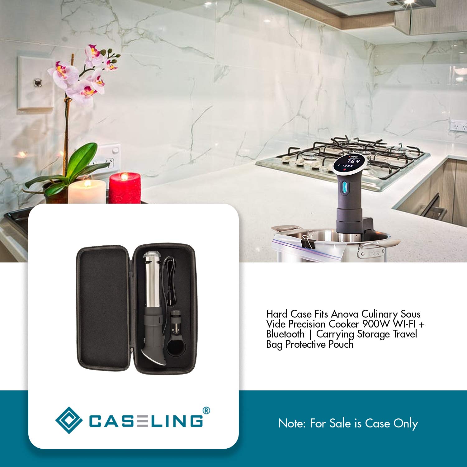 Caseling Case Fits Anova Culinary Sous Vide Precision Cooker/Nano.