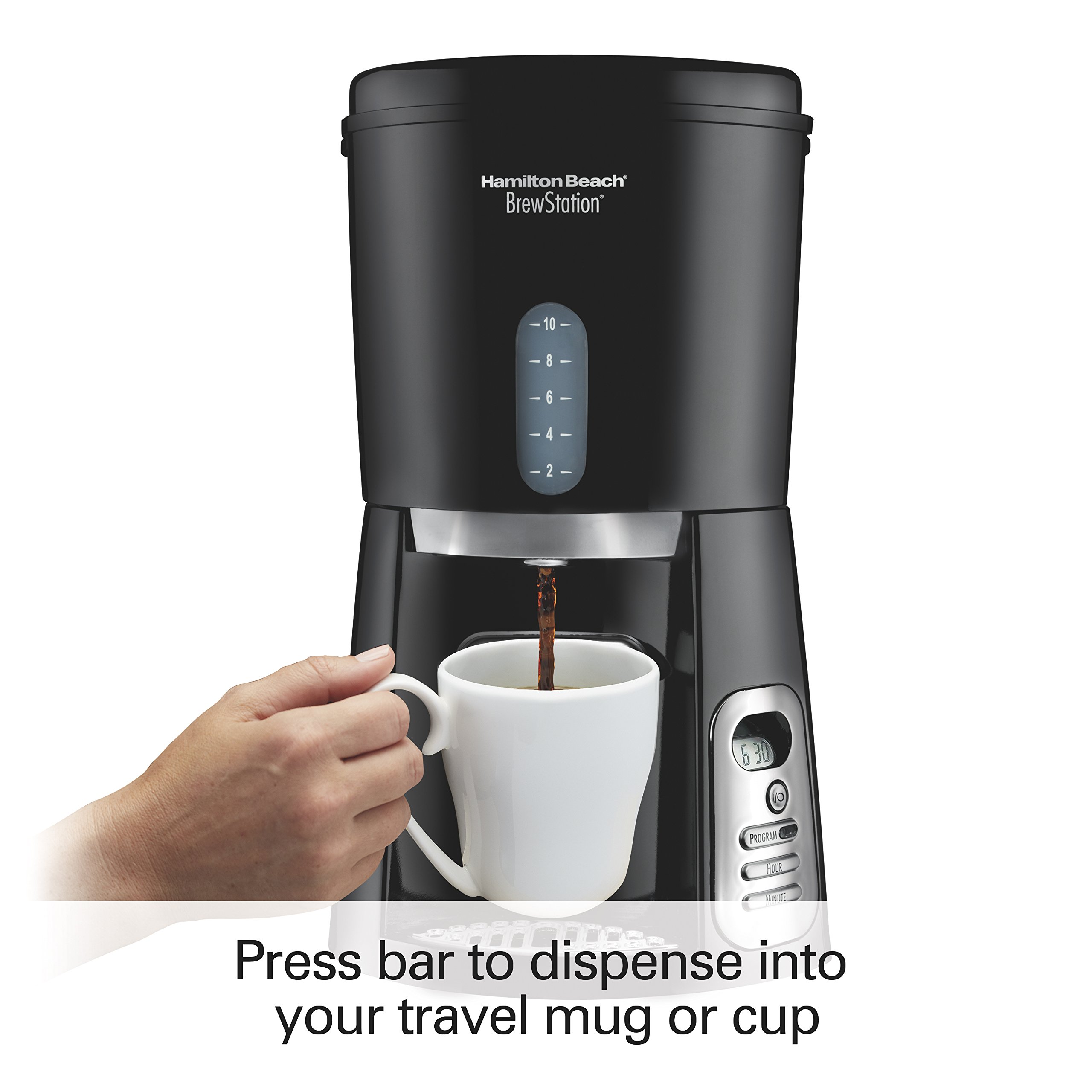 Hamilton Beach Brew Station Summit 12-Cup Dispensing Drip Coffeemaker (48463)