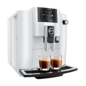 Jura E6 Automatic Coffee Center (Piano White)