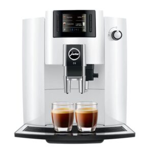 Jura E6 Automatic Coffee Center (Piano White)