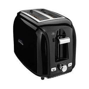 Sunbeam 2-Slice Toaster, 8X7.5X11.5, Black, Silver