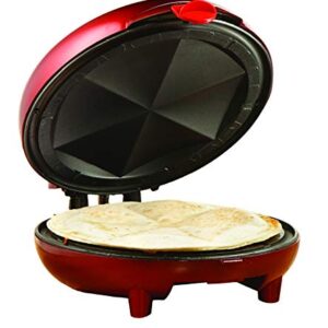 Brentwood - TS-120 Brentwood Quesadilla Maker, 8-inch, Red