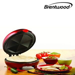 Brentwood - TS-120 Brentwood Quesadilla Maker, 8-inch, Red