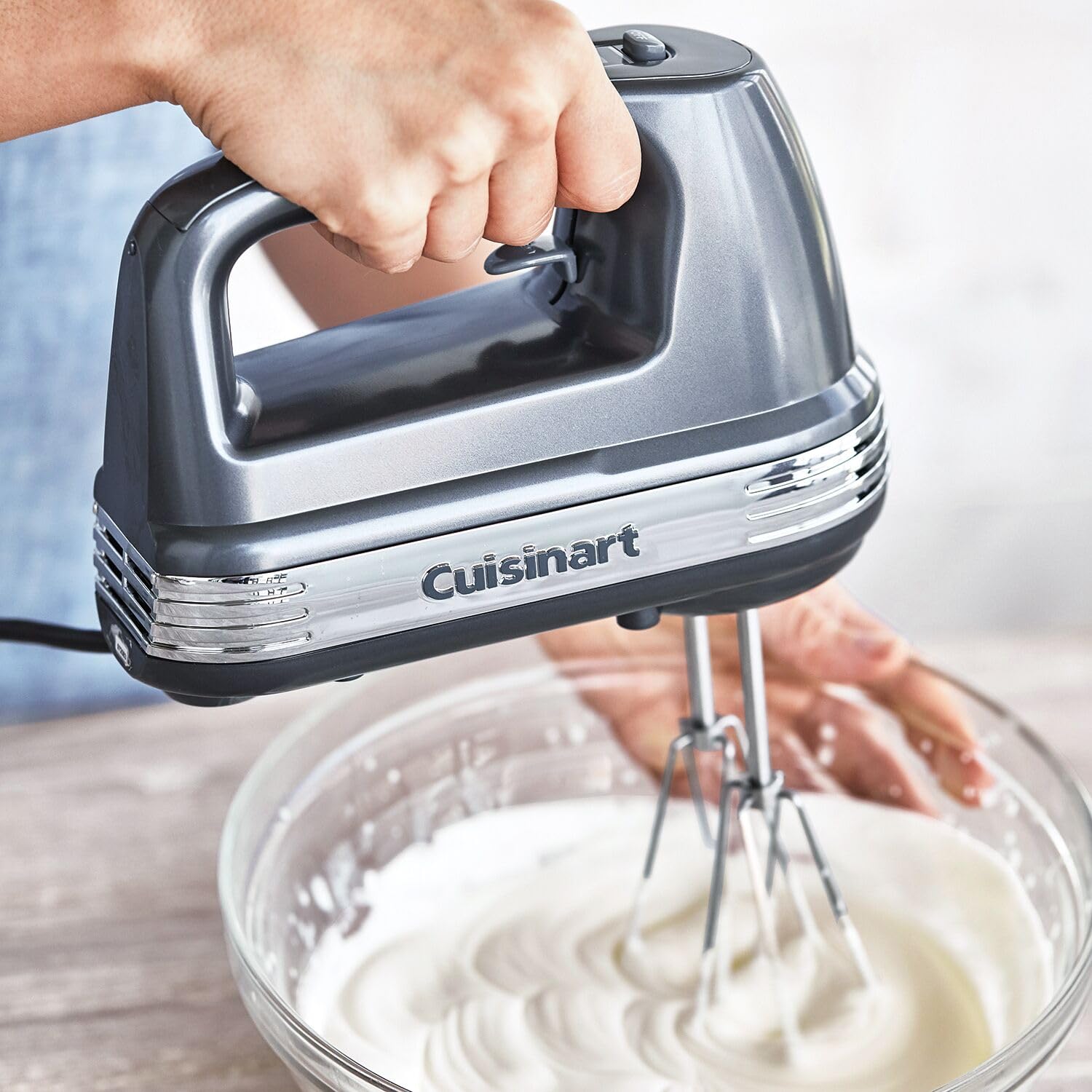 Cuisinart Power Advantage 7-Speed Hand Mixer, Metallic Charcoal