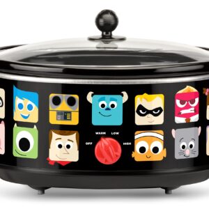 Disney Pixar Slow Cooker, 7 quart, Black