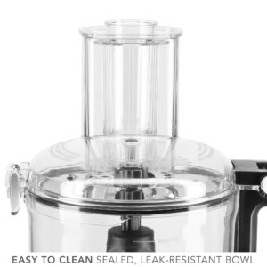 KitchenAid KFP0718BM Food Processor, 7 Cup, Black Matte (Renewed)