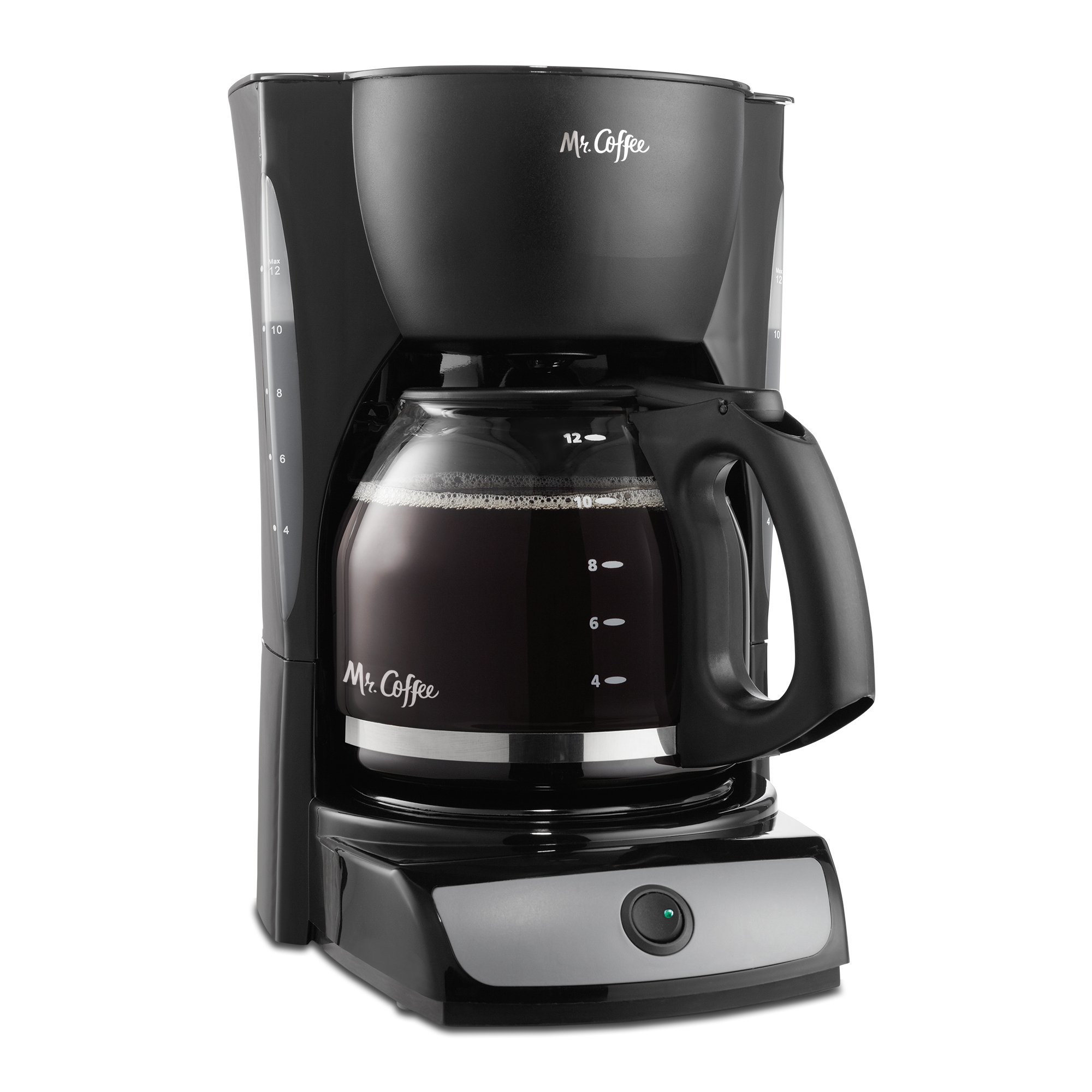 Mr. Coffee CG13-RB 12-Cup Switch Coffeemaker, Black