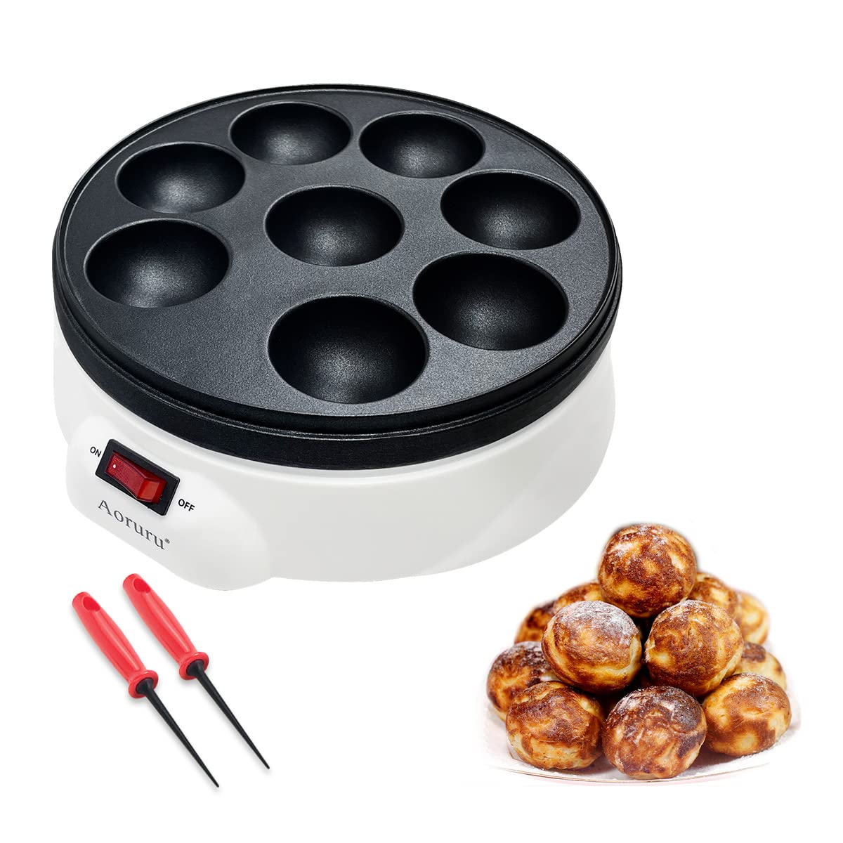 Aoruru Cake Pop Maker Octopus Ball Ebleskiver Maker Aebleskiver Balls Nonstick