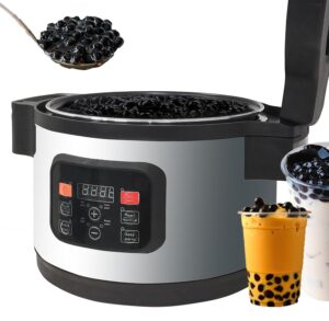 mvckyi commercial pearl cooker tapioca cooker, 12l tapioca maker automatic non-stick pearl maker with button panel, bubble tea cooker for tea sago pearl milk tea