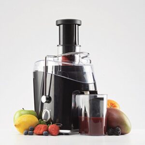 Brentwood Juice Extractor with Graduated Jar, 2-Speed 400w, Black