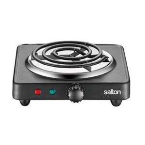 salton hp1940 electric cooktop, 1000 watts, black