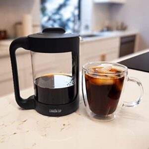 London Sip Cold Brew Coffee Maker Iced Coffee Pitcher Cold Brewer, 1500 ml