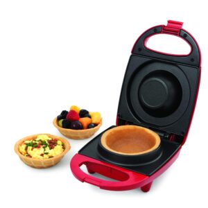 salton wm1907 bowl waffle maker, red