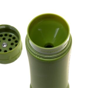 Grindarolla Cone Loading Grinder | Matte Green | Pack your Pre-Rolled Cones and Grind your contents for a Quick, Convenient, Durable, Simple Experience