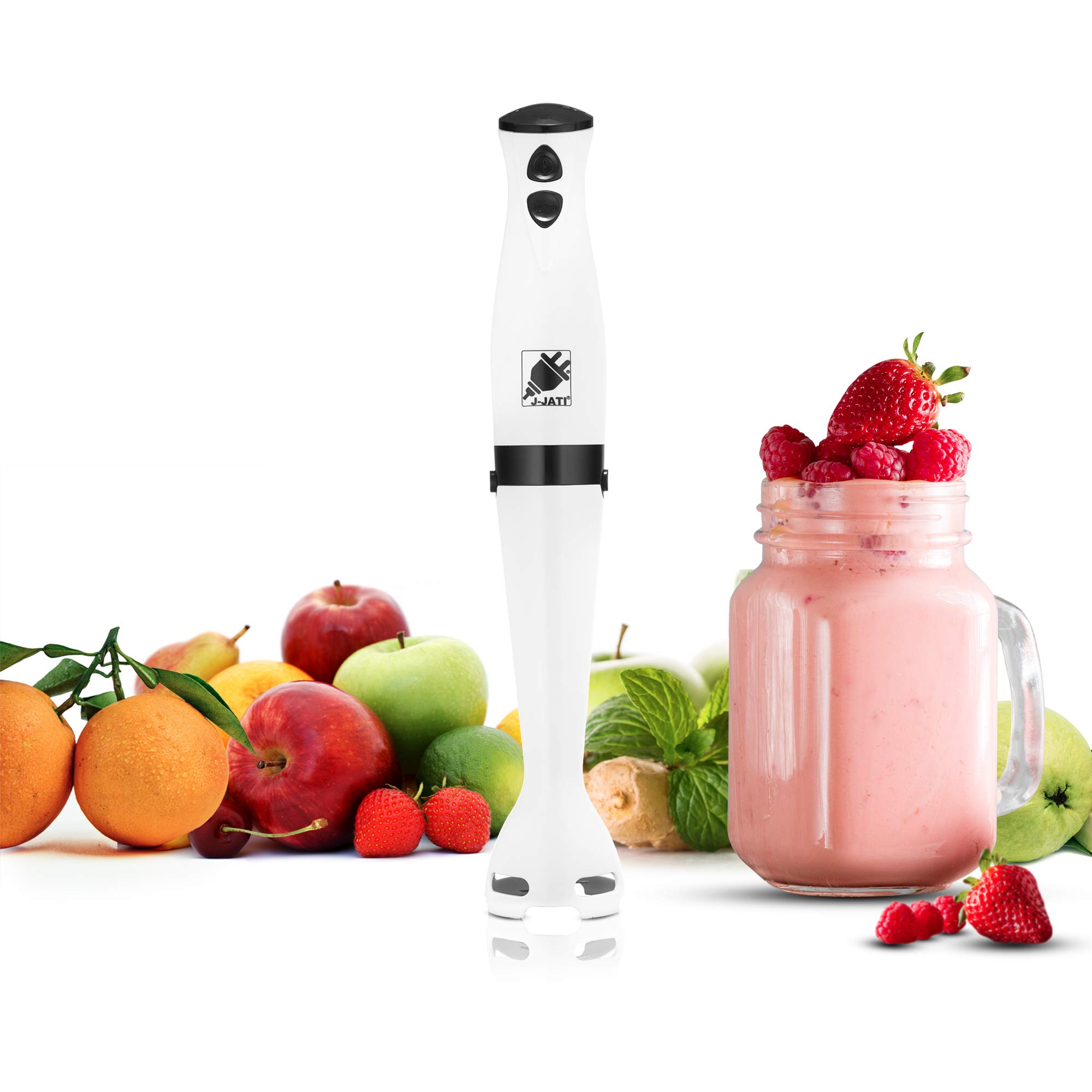 J-Jati Hand-Blender Stick Hand Immersion Blender 300 Watt 2 Touch-Speed