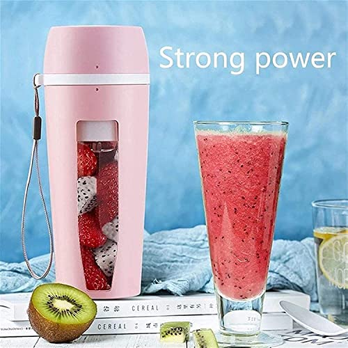 MXJCC Portable Blender, Personal size blender Smoothie Maker Blender, Personal Smoothie Mixer, Usb Rechargeable Smoothie Blender