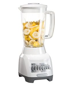 proctor-silex 10-speed blender, white (50124)