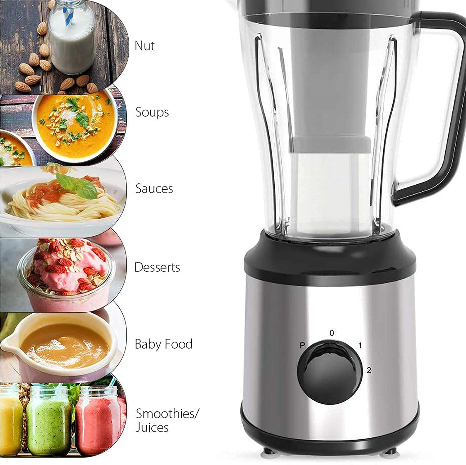 Water cup Electric juicer Blender Smoothie Maker 22000Rpm High Speed U200BU200Bblender With 1800Ml Mason Jar 3 Speed U200BU200Bcontrols 3 Speed U200BU200Band 3 Sharp Titaniu ZJ666