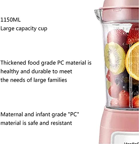 Multifunctional Blender Stainless Steel Blades, 3 Speed Control With Pulse, Overheat Protection, Crusher, chopper, coffee grinder smoothie maker 22000 rpm 1150ml jar,blue,c,pink,a ZJ666