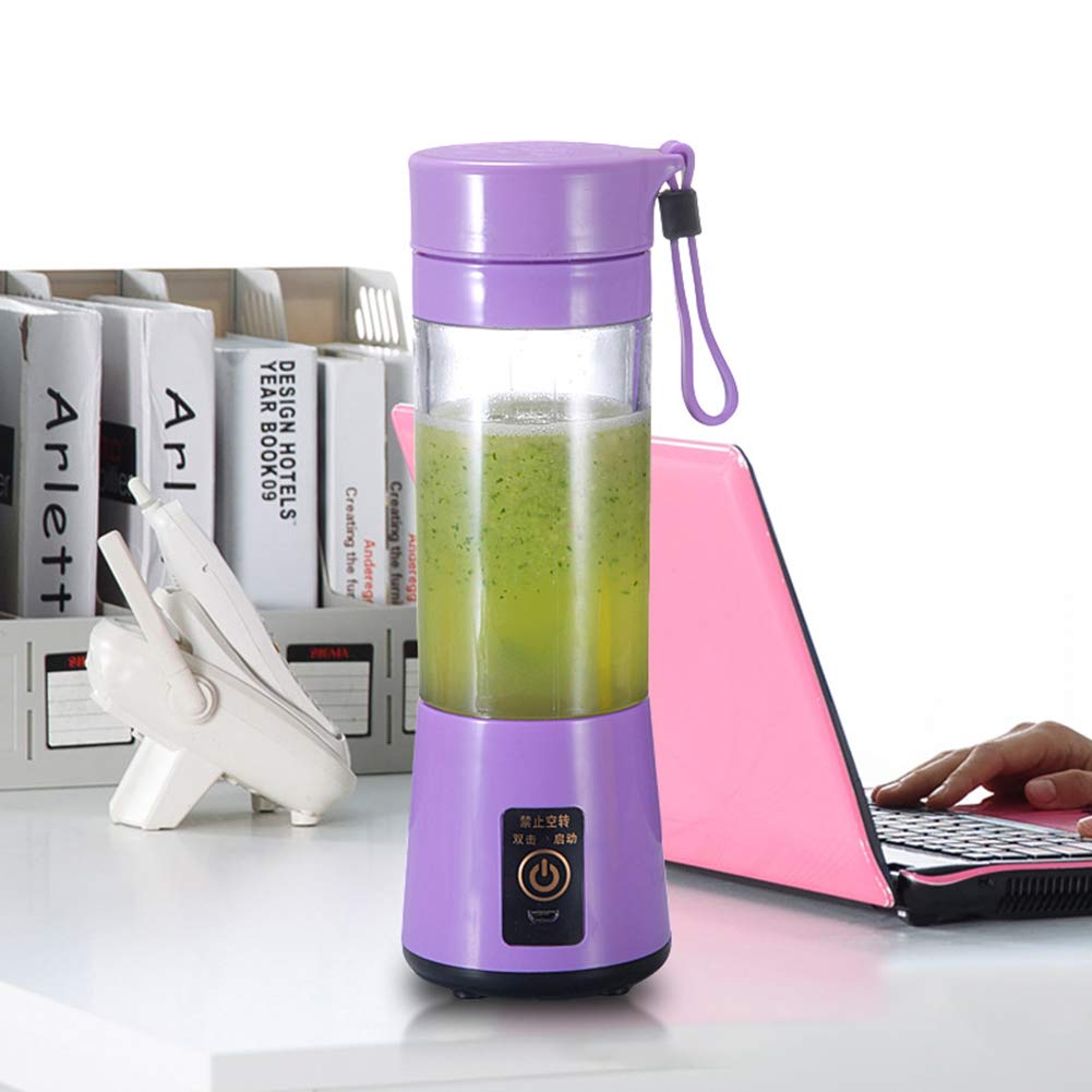 Luwsldirr 400ml Portable USB Electric Maker Blender Squeezer Bottle Fruit Juicer Smoothie