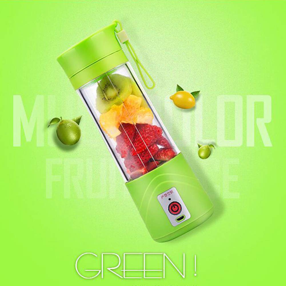 Luwsldirr 400ml Portable USB Electric Maker Blender Squeezer Bottle Fruit Juicer Smoothie